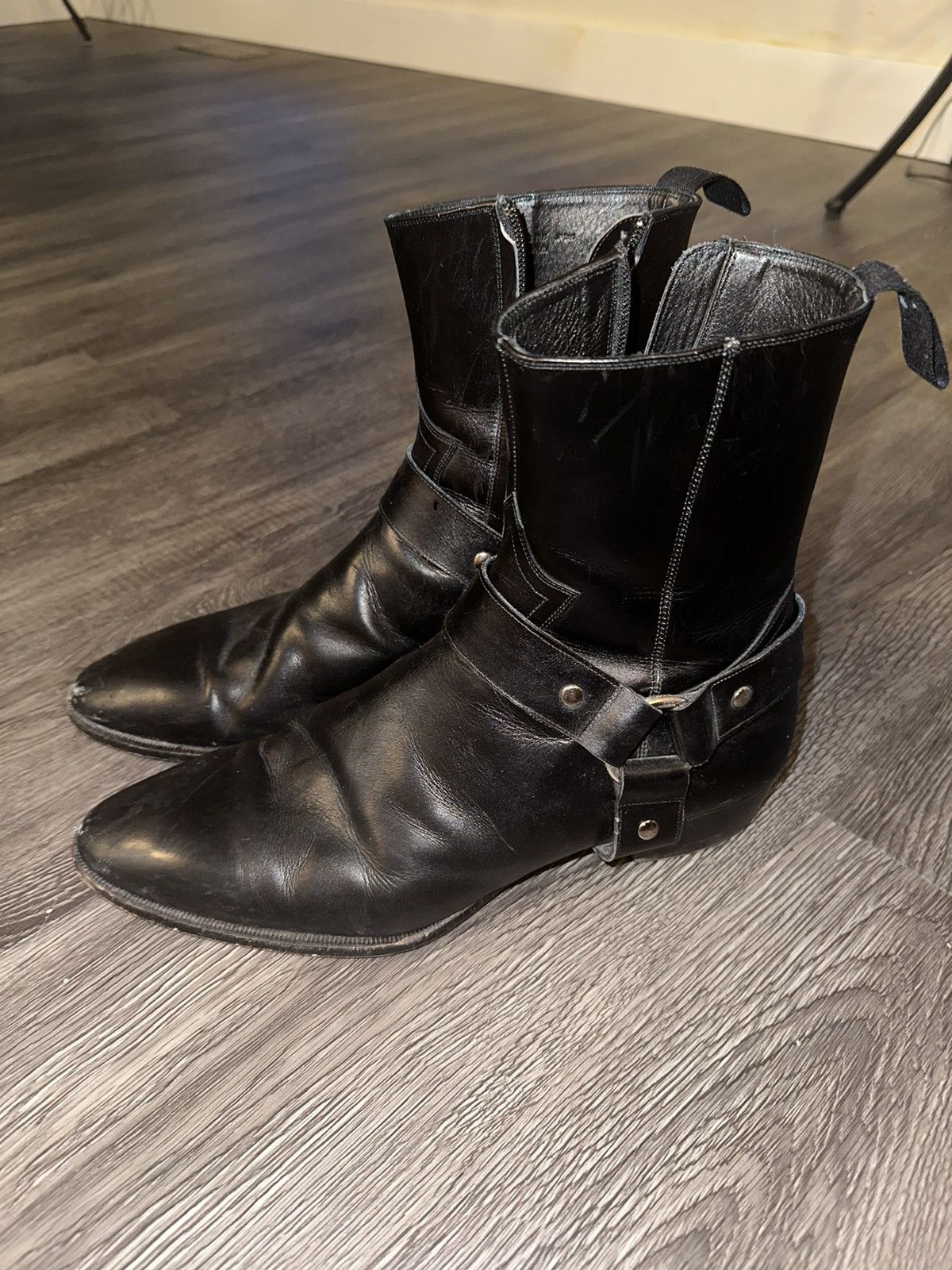 Story Et Fall 560 Black Calf Harness Boot | Grailed