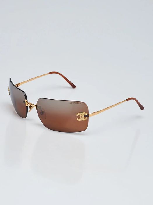 Vintage Chanel 4017-D sunglasses Swarovski crystal Jenner rhinestone ...