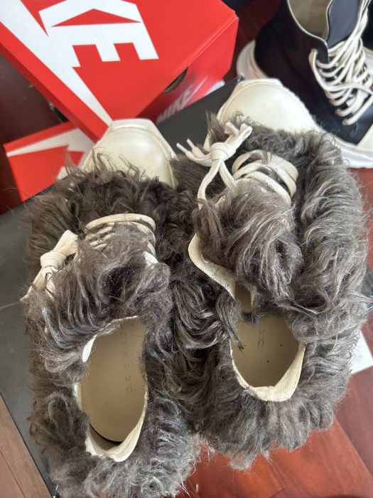 Rick Owens Rick Owens Abstract Dust Hairy Ramones Fur | Grailed