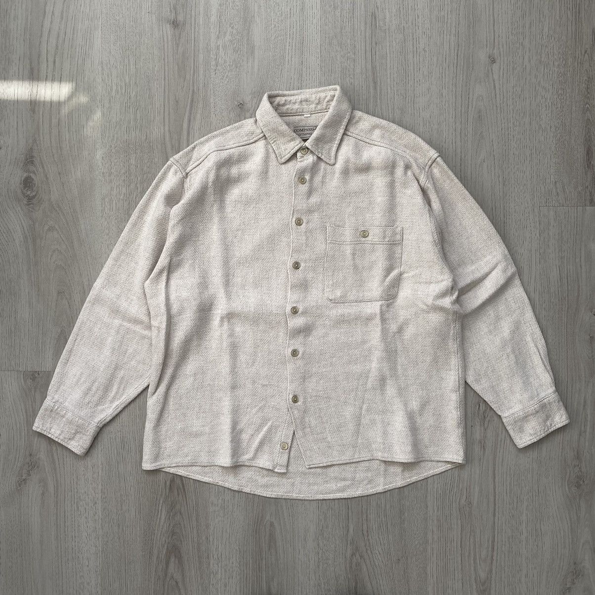Japanese Brand × Vintage Vintage Boxy Fit Woven Shirt | Grailed