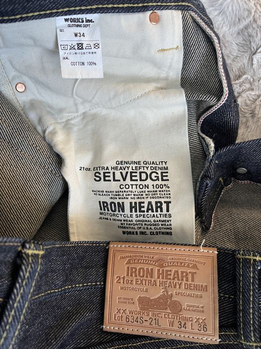 Iron Heart IH-634s-21L, W34, L36 | Grailed