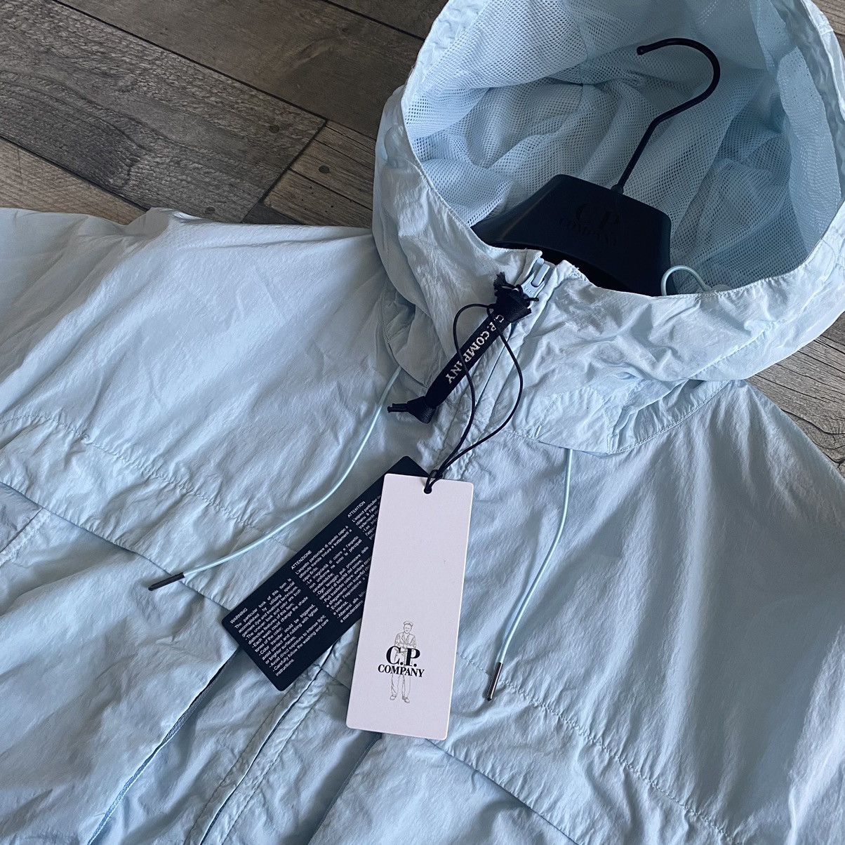 C.P. Company CP Company Chrome-R Hooded Jacket in Blue | Grailed