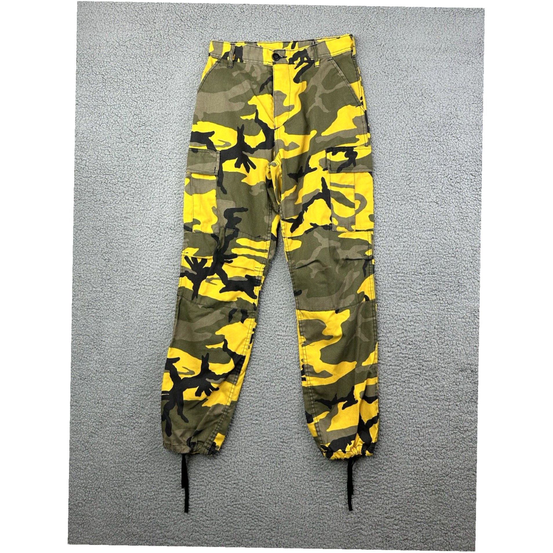 Rothco Small Regular Yellow Camo BDU Uniform Military Style Camouflage ...