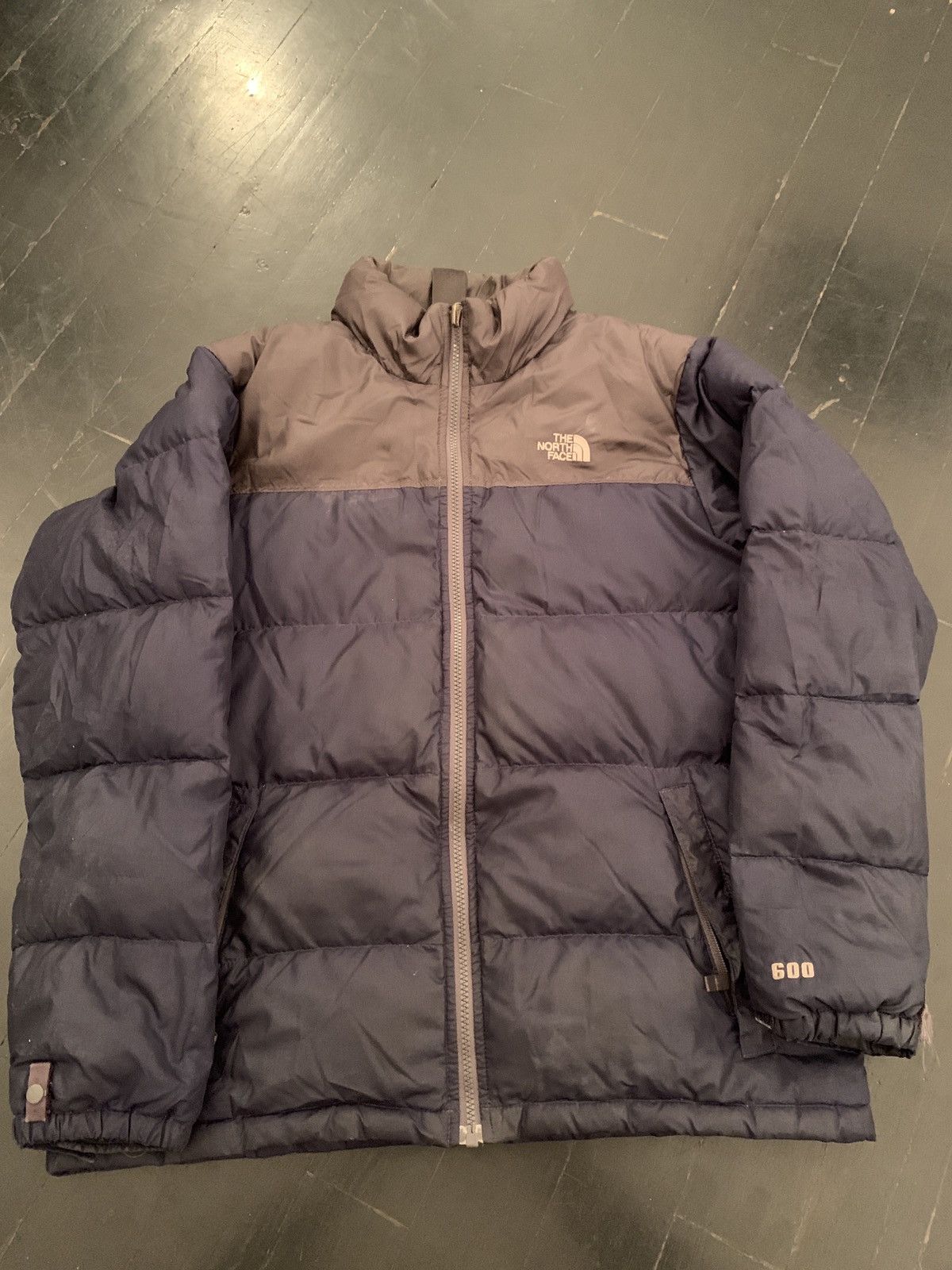 The North Face Navy blue north face puffer | Grailed