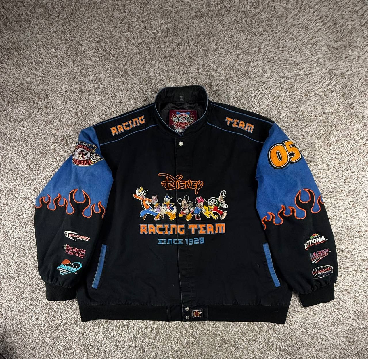 JH Design Disney x JH Design Daytona Mickey Mouse Racing Jacket 6XL ...