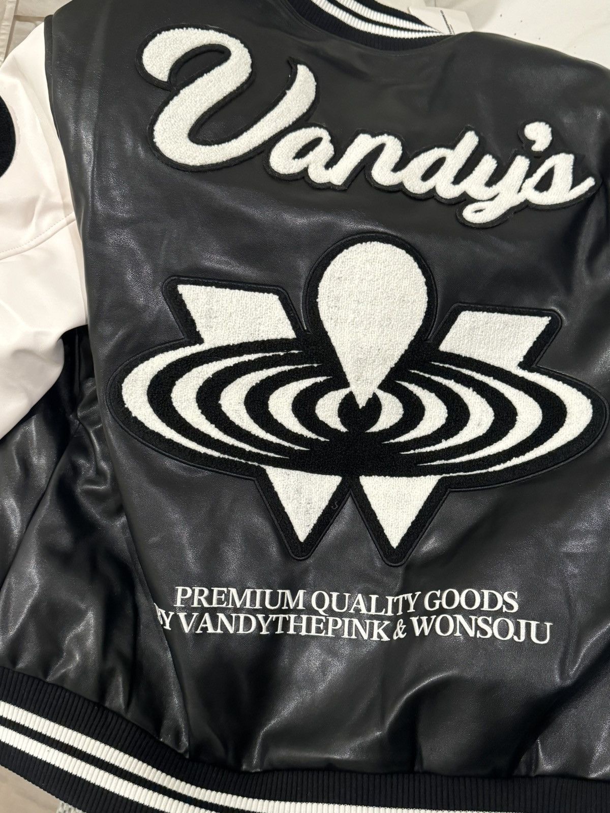 Vandy The Pink VANDYTHEPINK X WONSOJU Varsity Jacket | Grailed