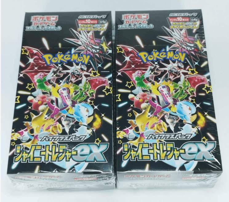 Pokemon Pokemon card box Shiny treasure ex Box with shrink | Grailed