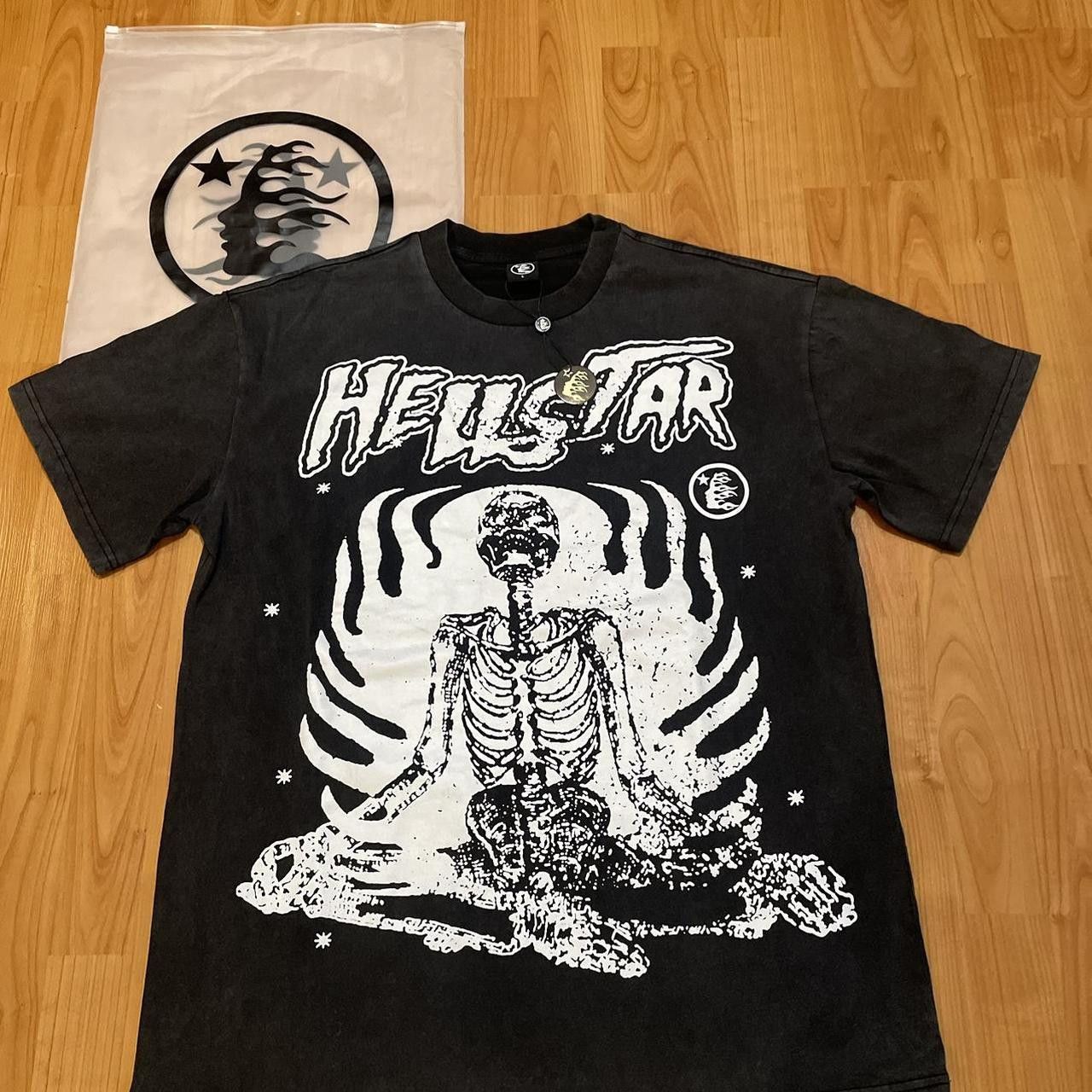 Streetwear Hellstar Skeleton Tshirt | Grailed