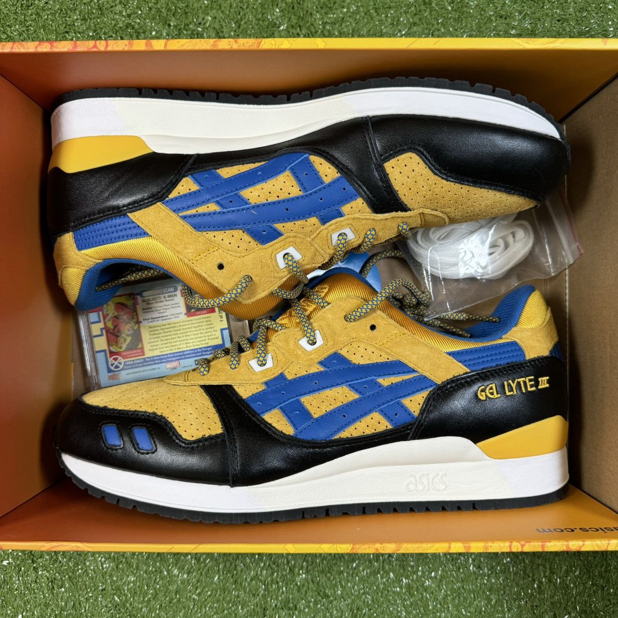 Asics × Kith × Marvel Comics ASICS Kith Marvel Wolverine Gel Lyte III ...