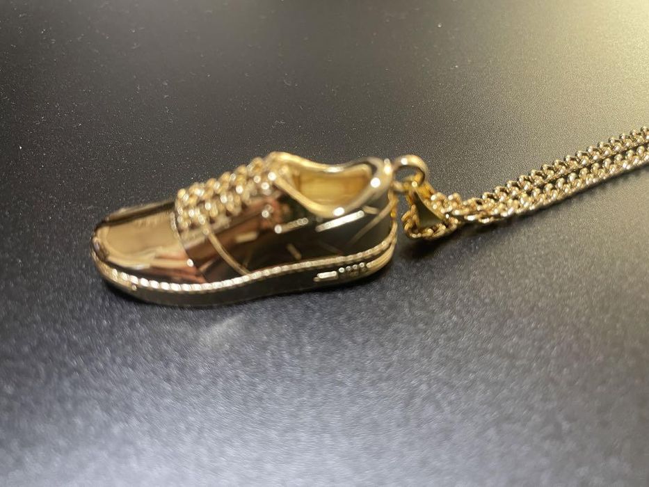 Bape A BATHING APE BapeSta Chain Necklace Gold | Grailed