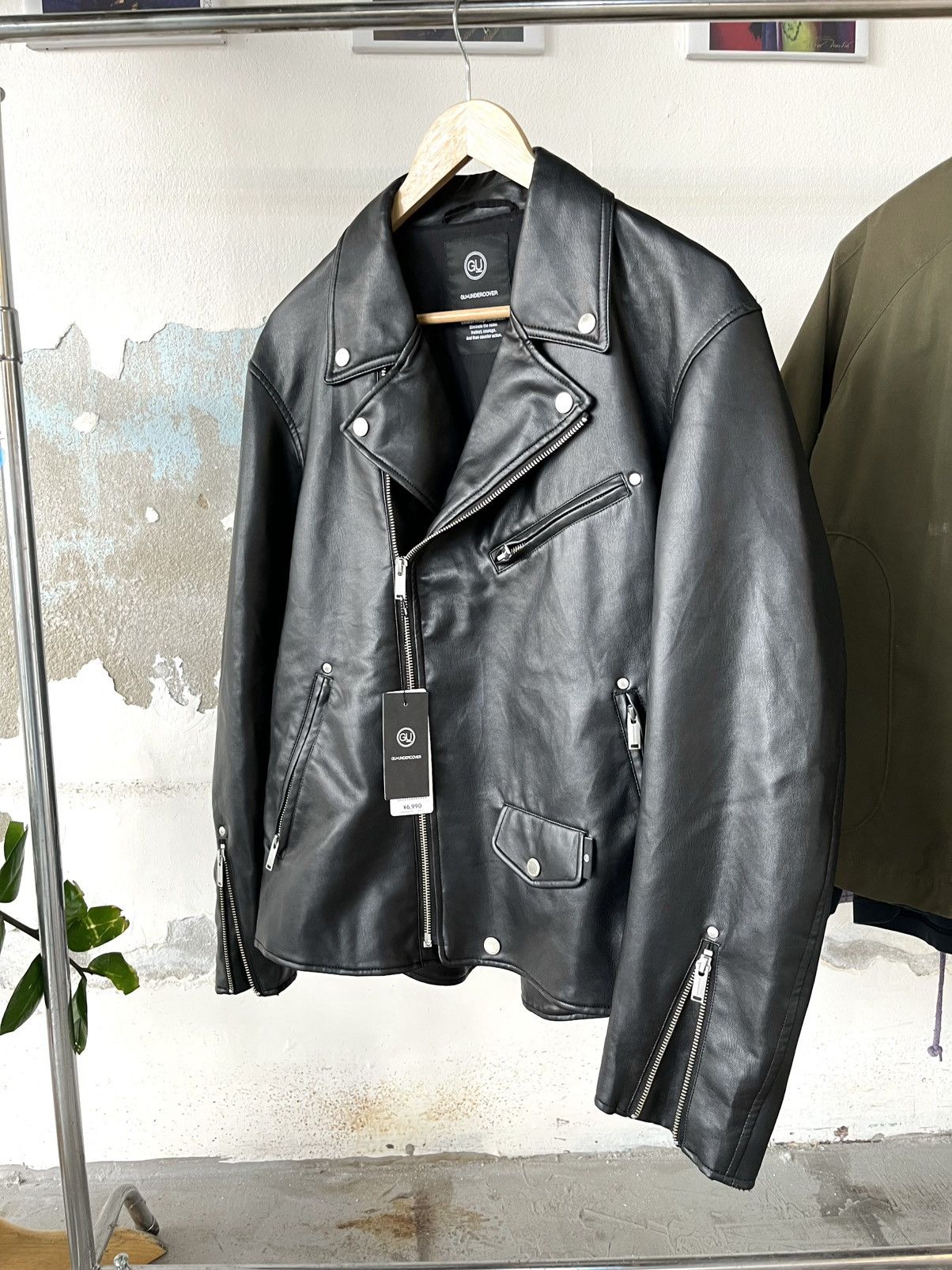 GU × Undercover RARE‼️GU X Undercover “Eliminate The Noise” Leather ...