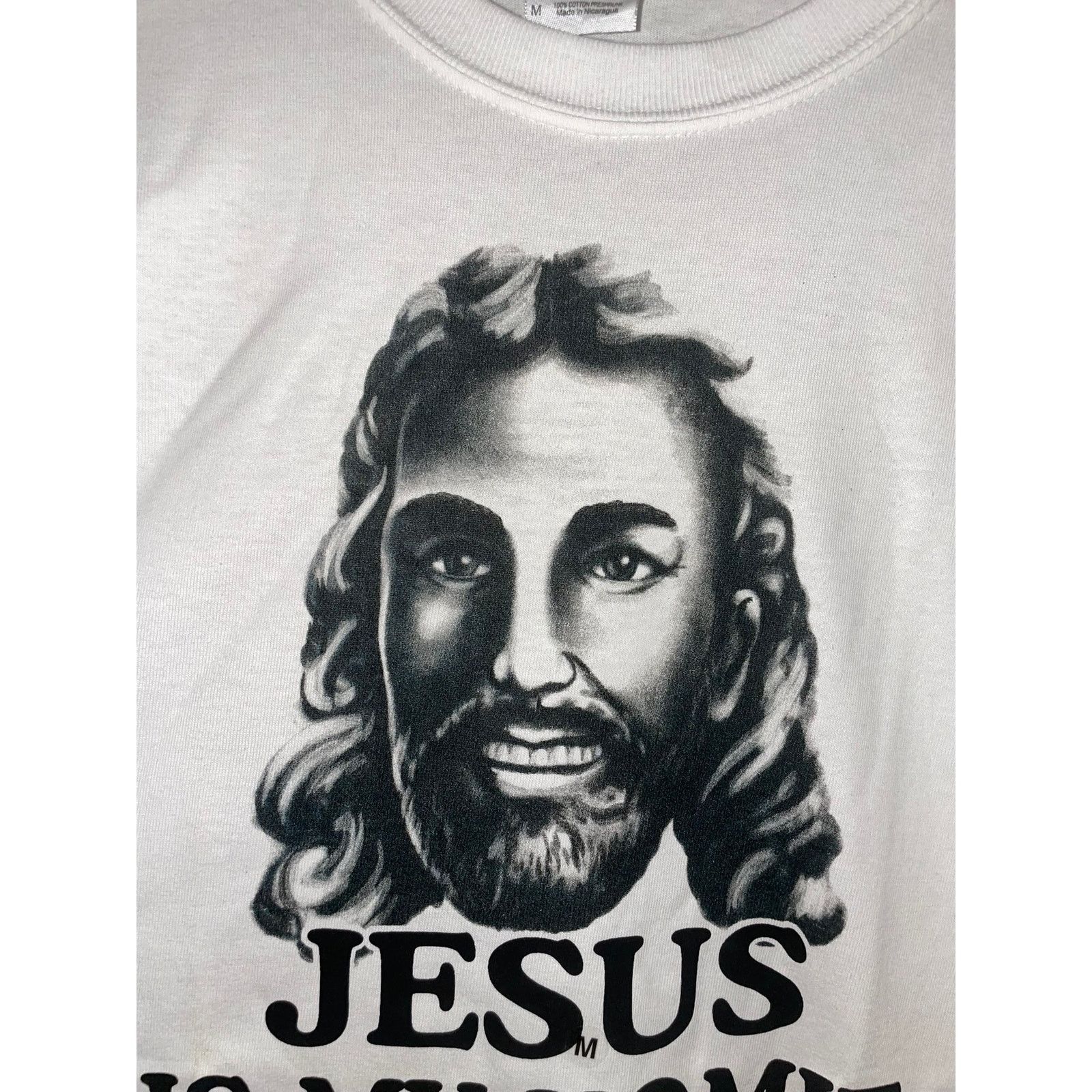 Gildan Y2K Jesus Is My Homie White Christ Graphic God Shirt 2000s M ...