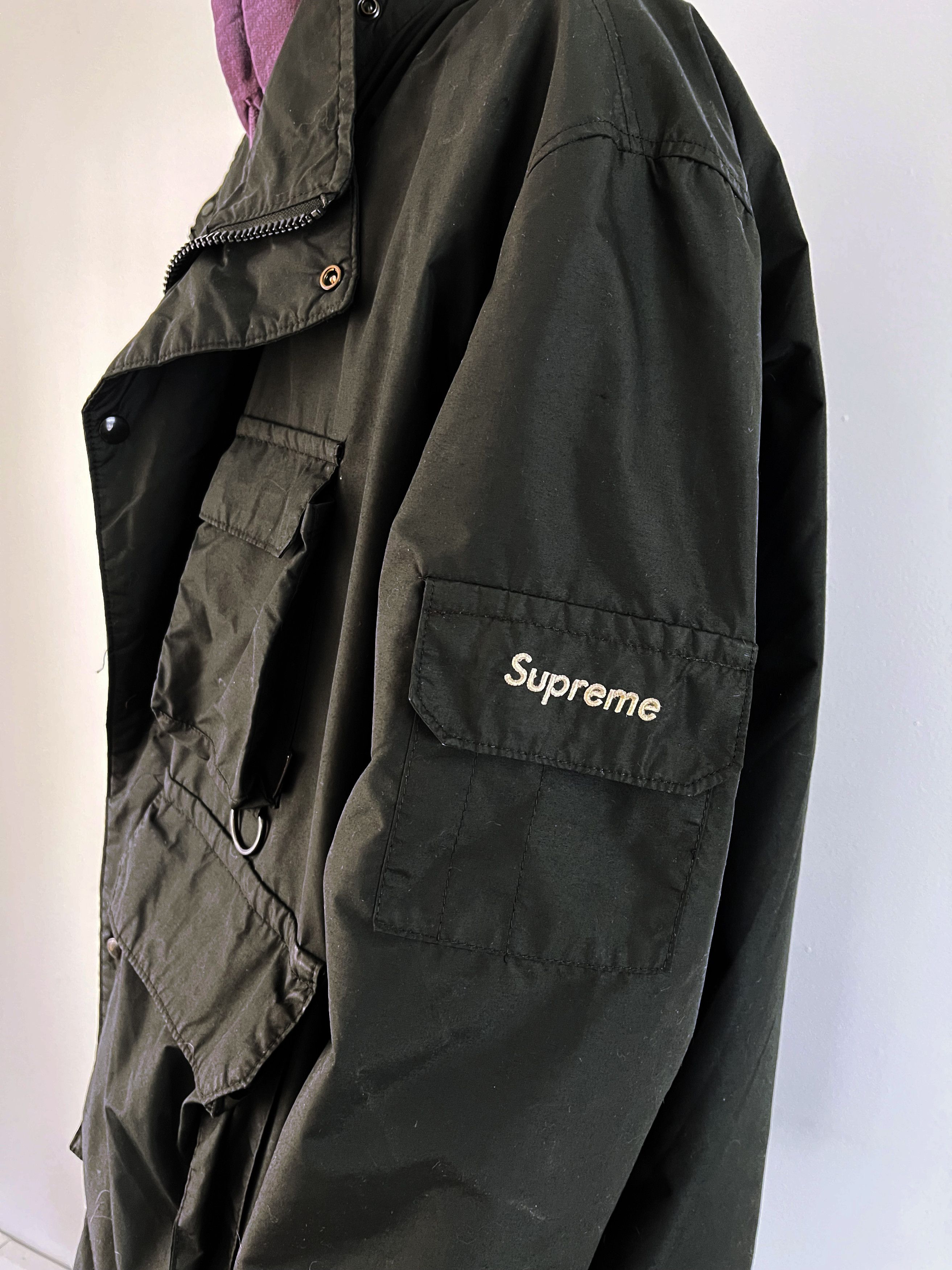 Supreme Rare, vintage Supreme 4 pocket zip-up jacket XL | Grailed