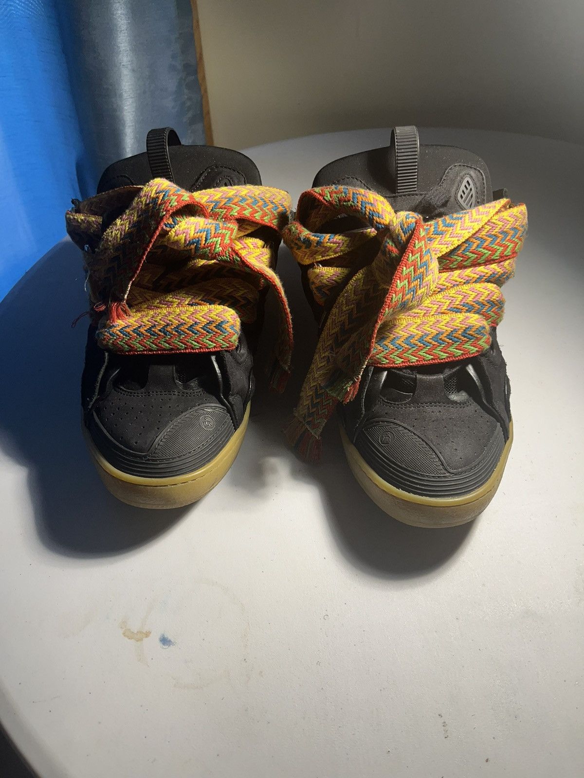 Lanvin Black Lanvin curb sneaker | Grailed