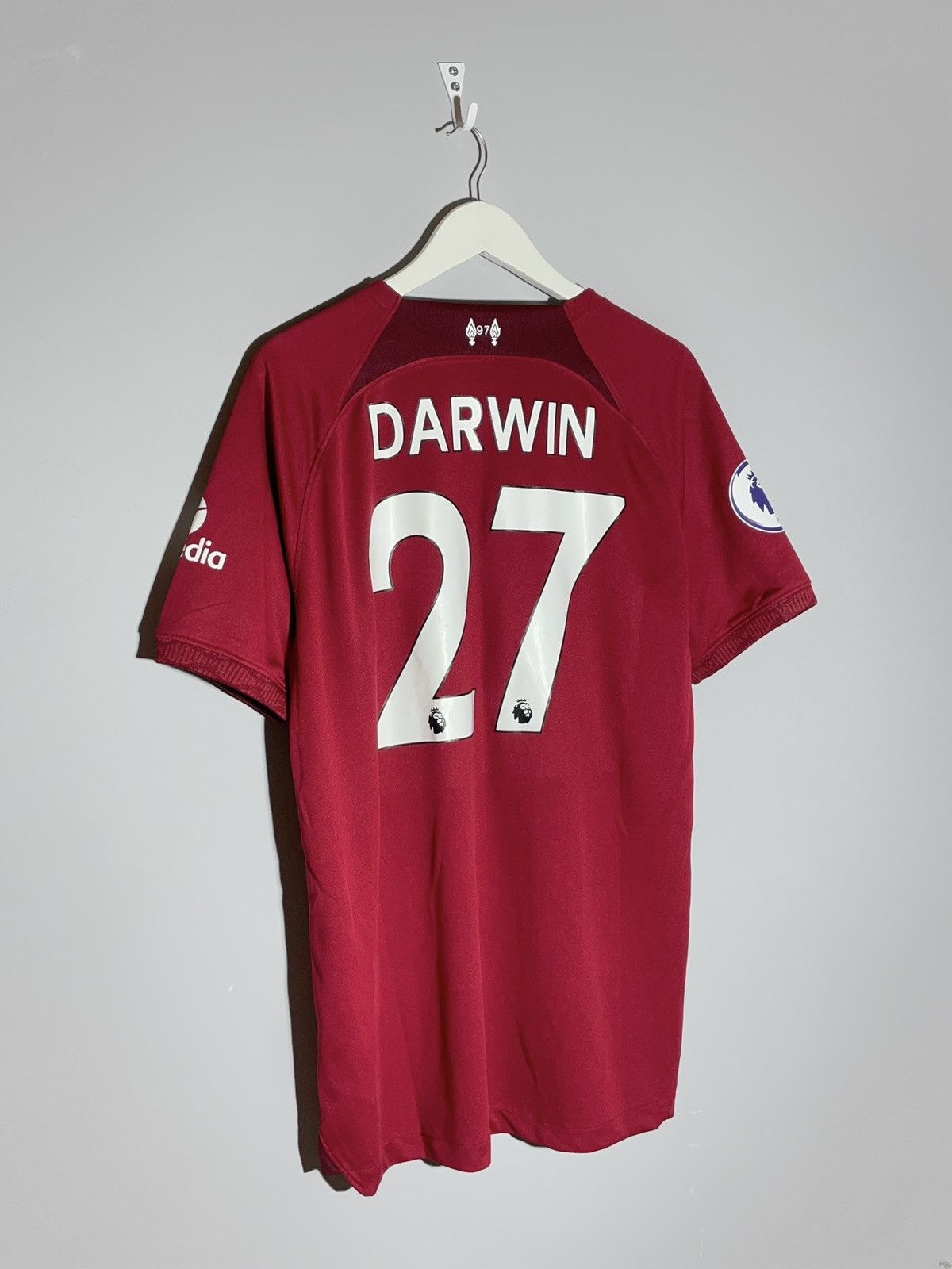 Liverpool × Nike × Soccer Jersey #27 Darwin Nunez Liverpool FC 2022/23 Home Football Shirt | Grailed