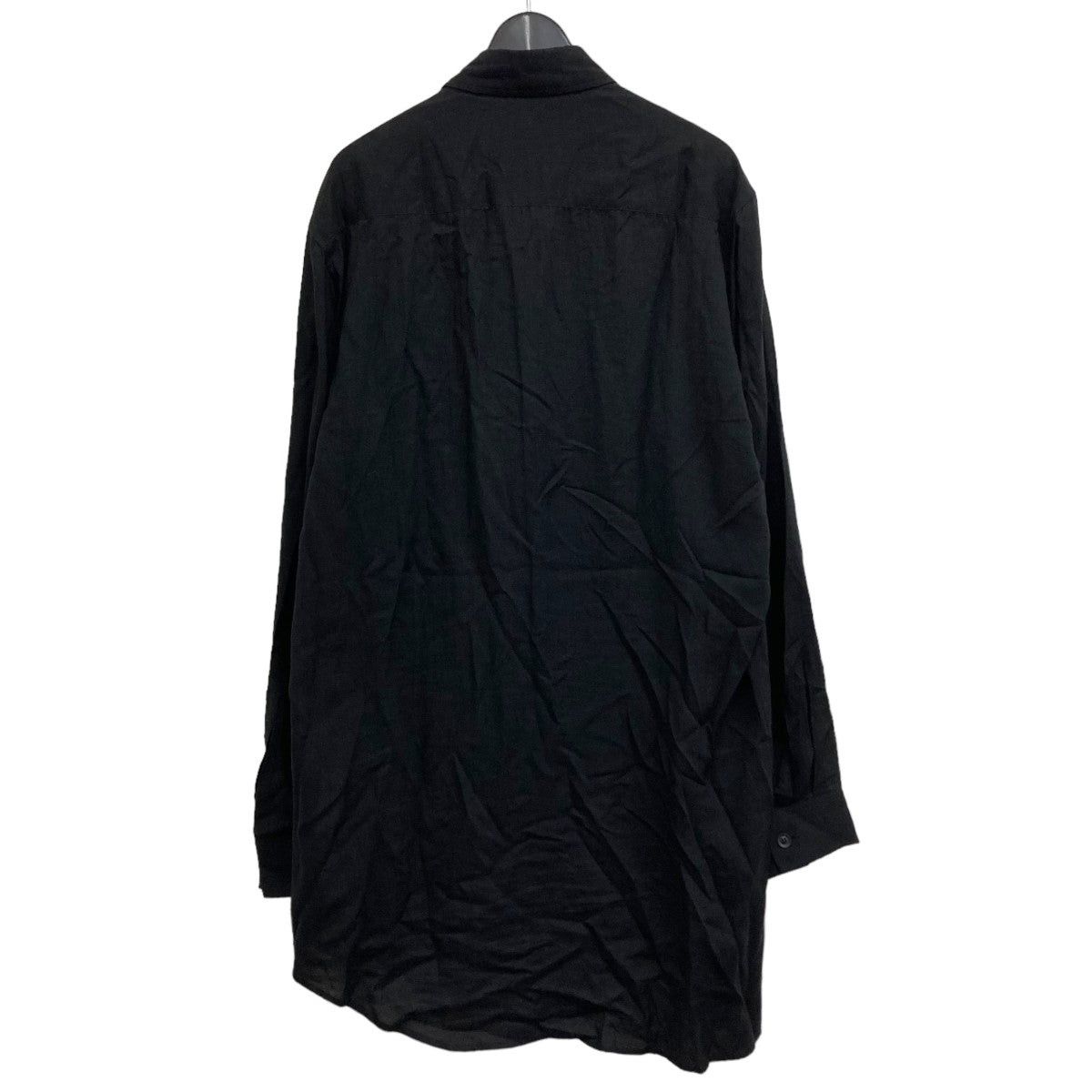 Yohji Yamamoto YYPH 24SS Cellulose Lawn Asymmetric Placket Shirt | Grailed