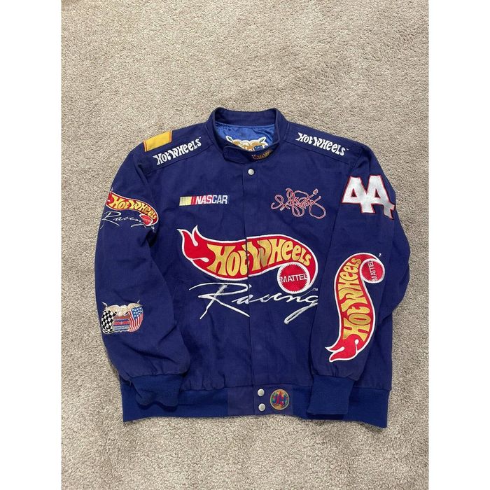 Jeff Hamilton Vintage Hot Wheels Nascar Jacket Jeff Hamilton XL USA Made | Grailed
