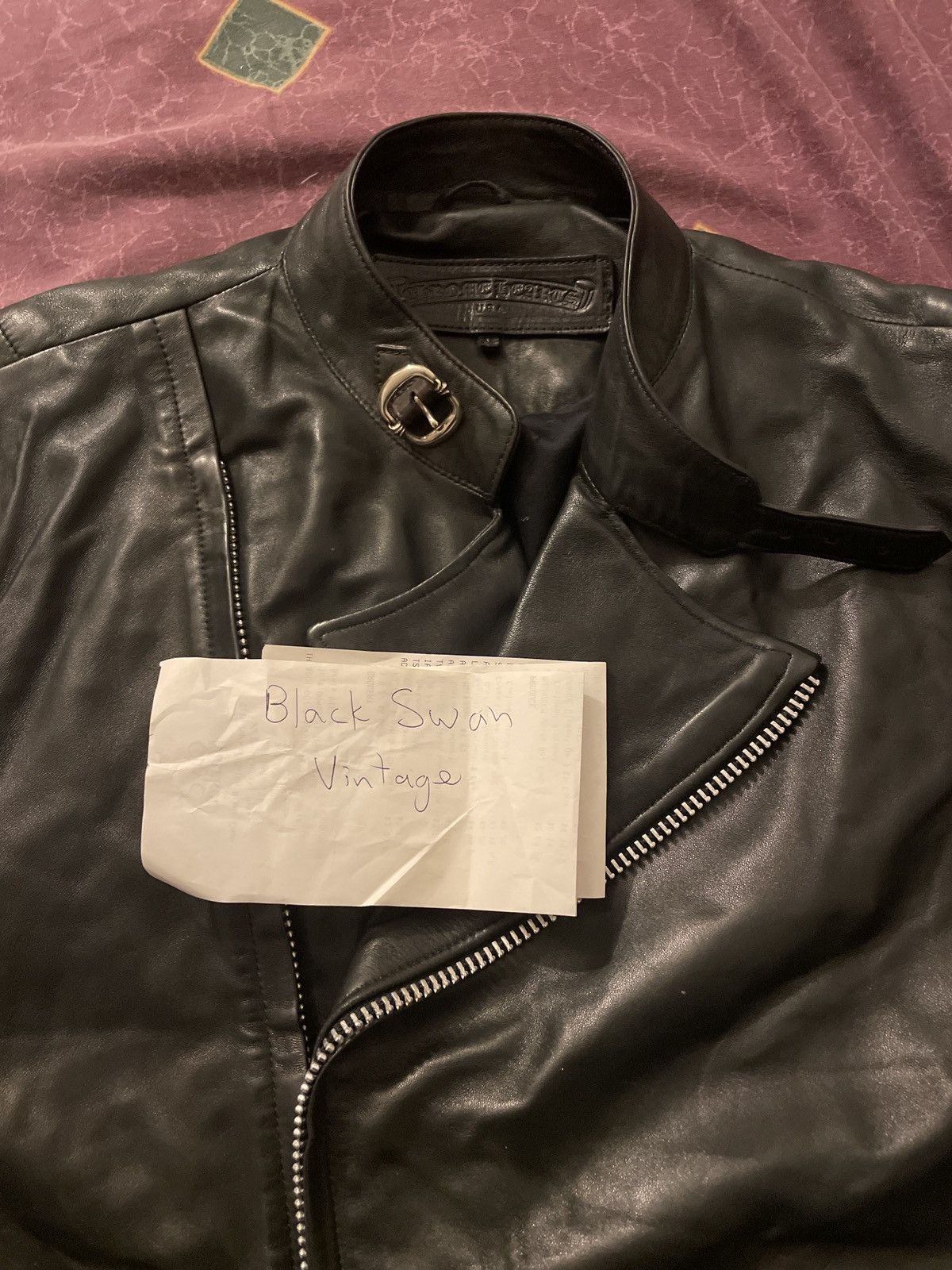Chrome Hearts Chrome Hearts Leather Jacket Vintage | Grailed