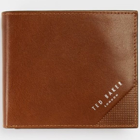Ted Baker TED BAKER Prug Leather Bifold Wallet With Coin Pocket | Grailed