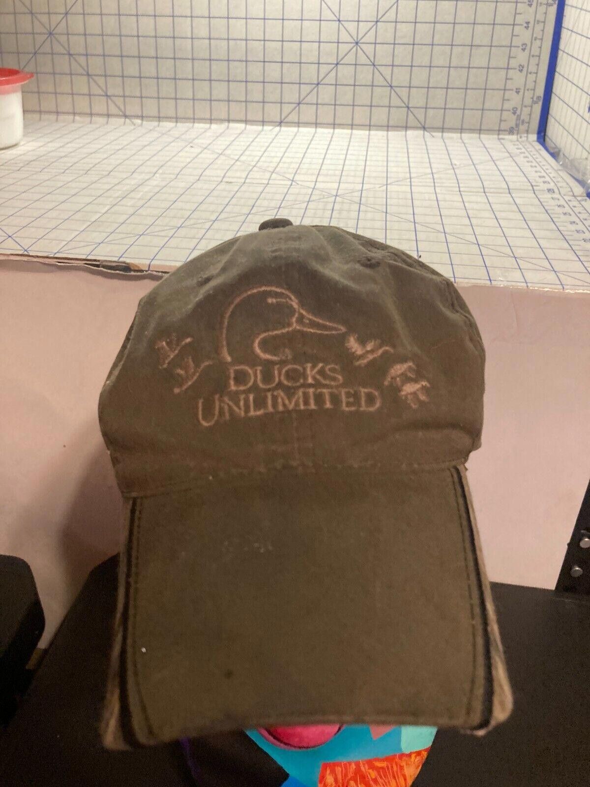 Designer Ducks Unlimited Hat Waxed Cotton Brown Duck Hunting Cap | Grailed
