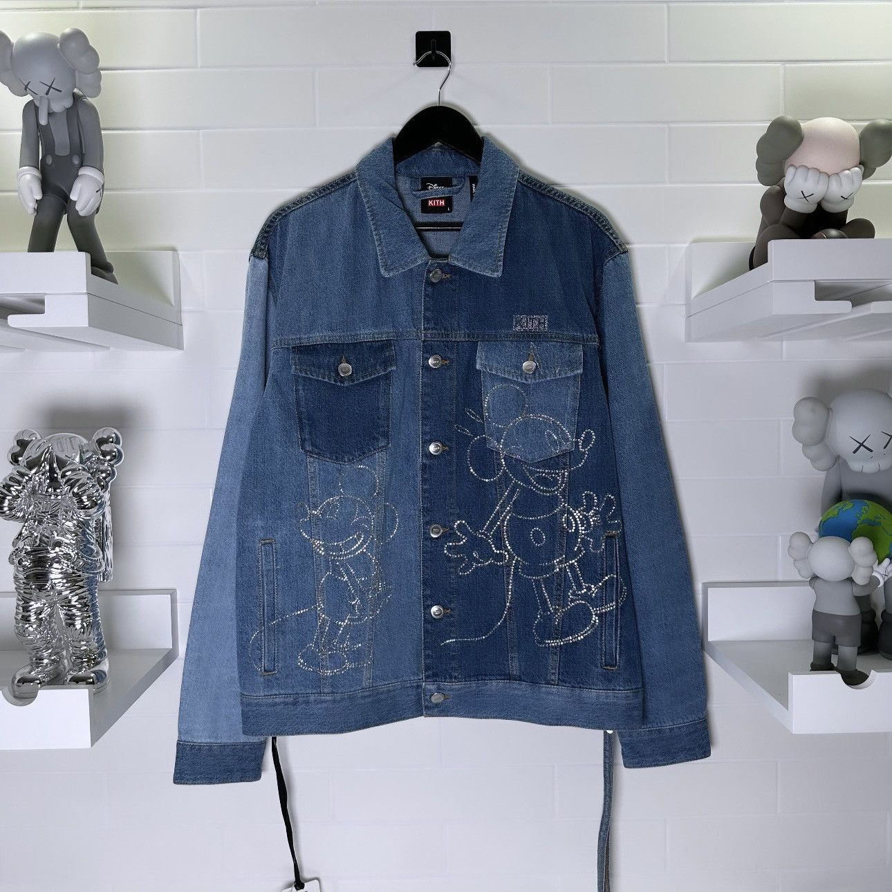Disney × Kith SWAROVSKI MICKEY MOUSE LAIGHT JACKET | Grailed