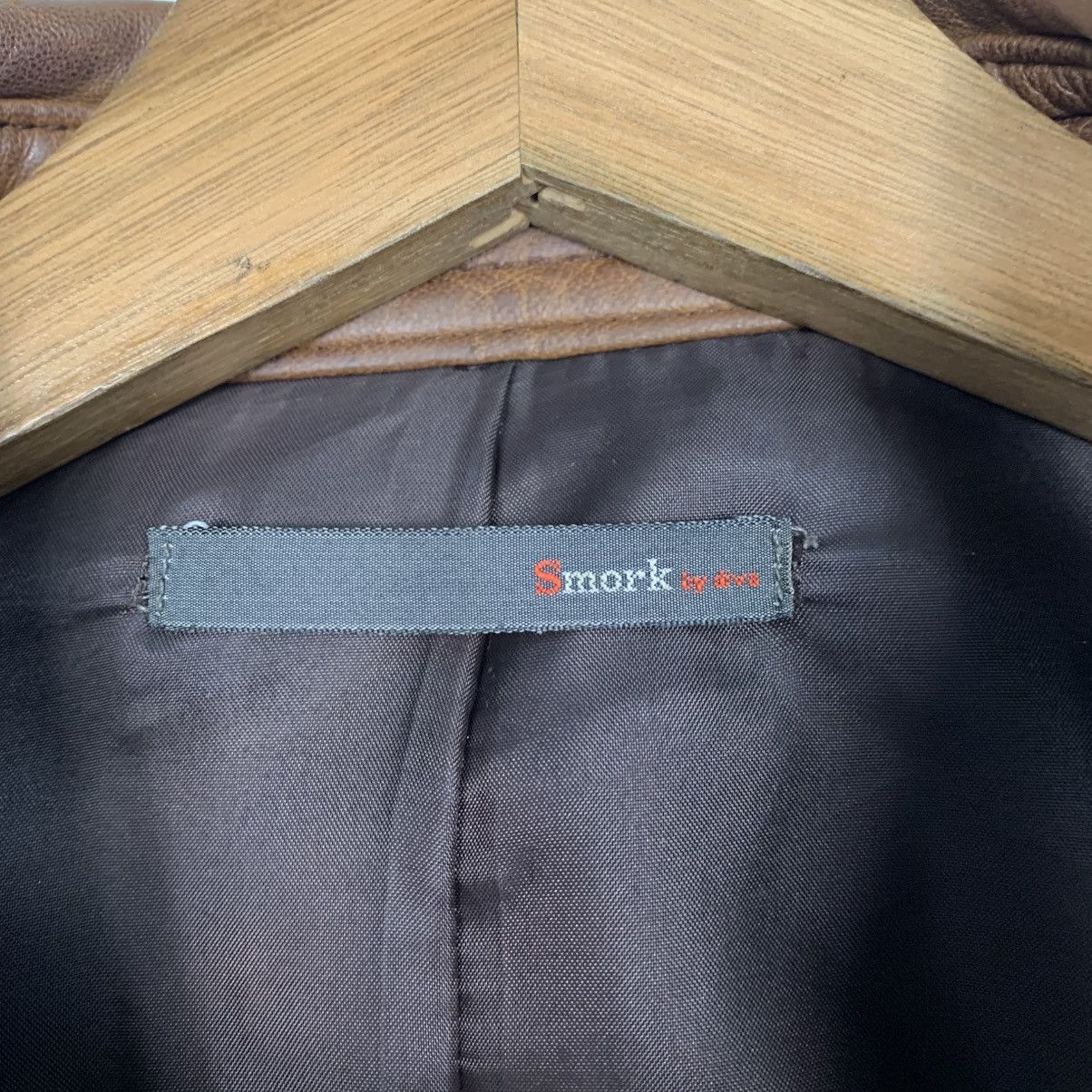 Japanese Brand Smork By Diva Double Colar Biker Leather Jacket | Grailed