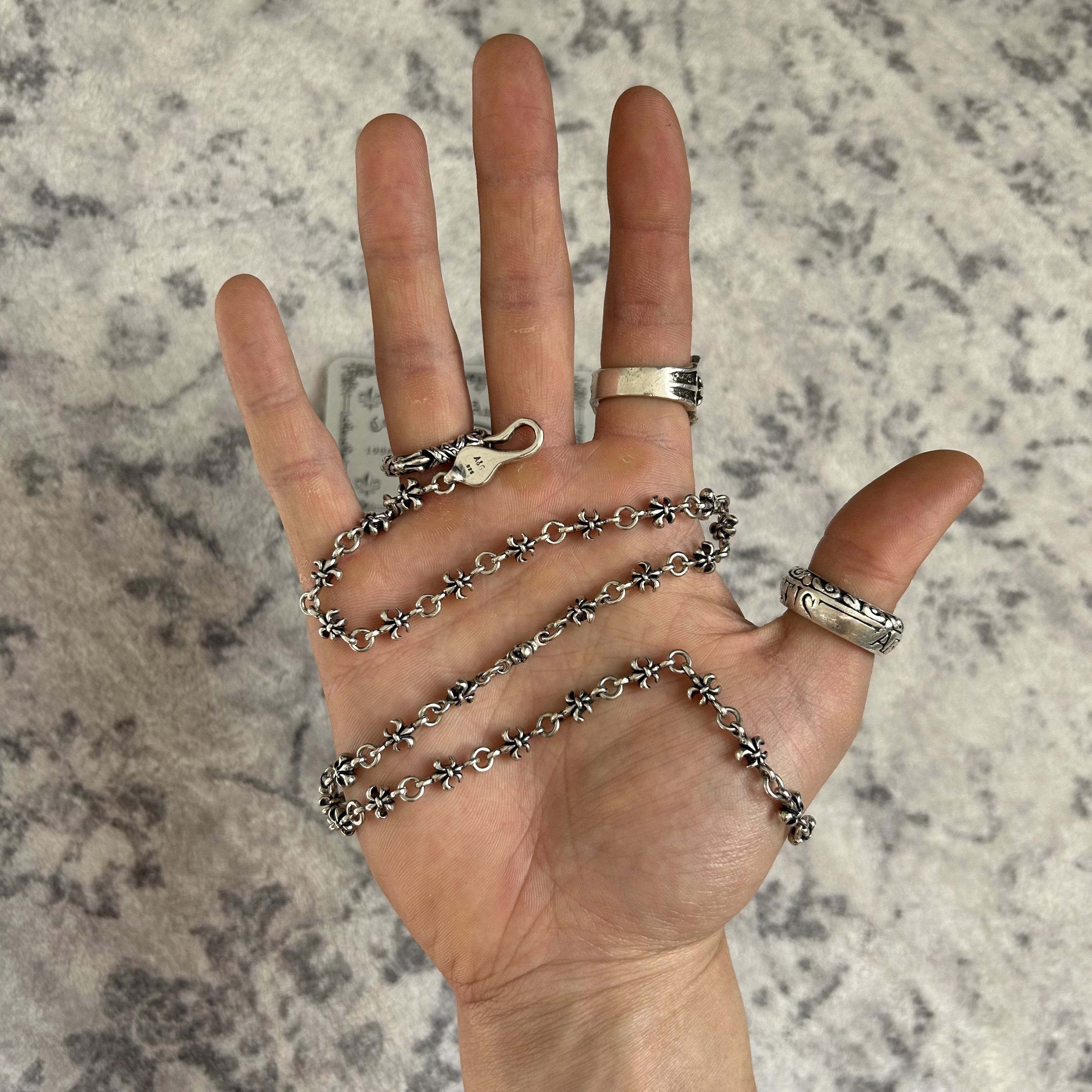 A&G Rock A&G Rock N’ Roll Couture Fleur De Lis Chain Necklace | Grailed