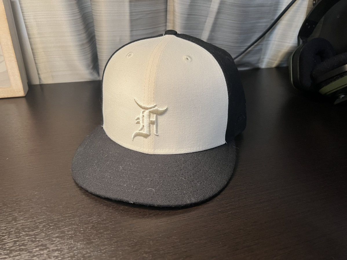 Essentials × Fear of God × New Era Black and Beige FOG Essentials Hat | Grailed