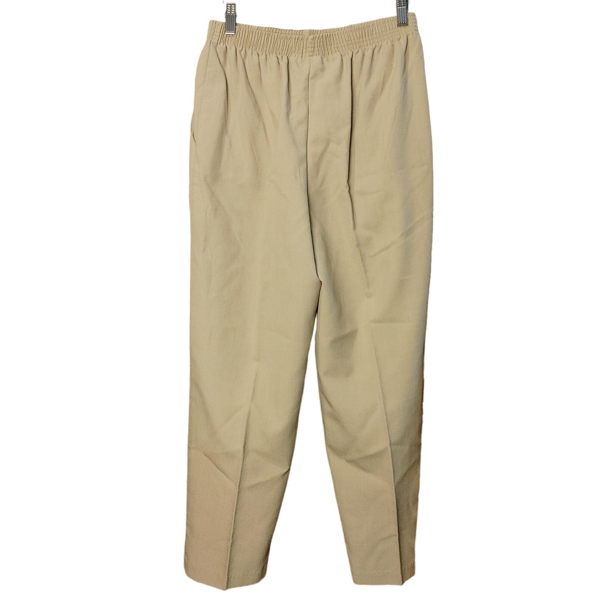 Other Briggs Petite Women's Beige Elastic Band Slacks 12P | Grailed