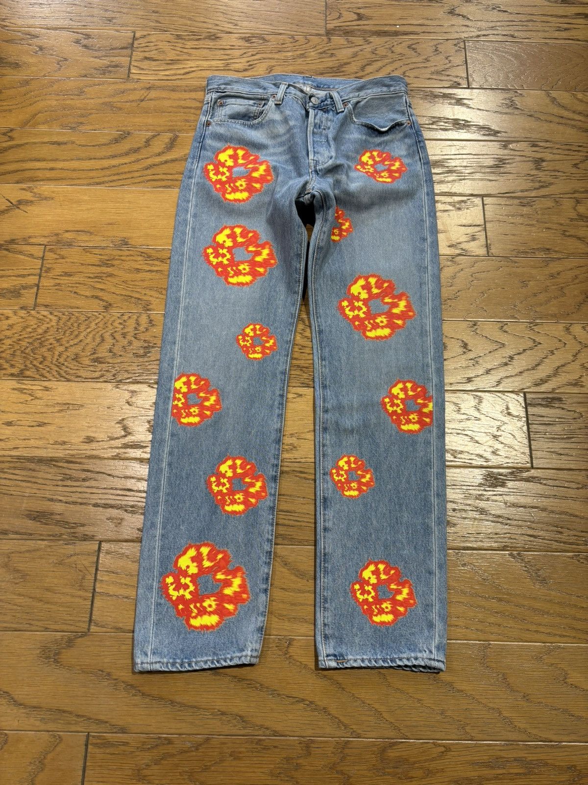 DENIM TEARS Denim Tears x Offset Wreath Jeans | Grailed