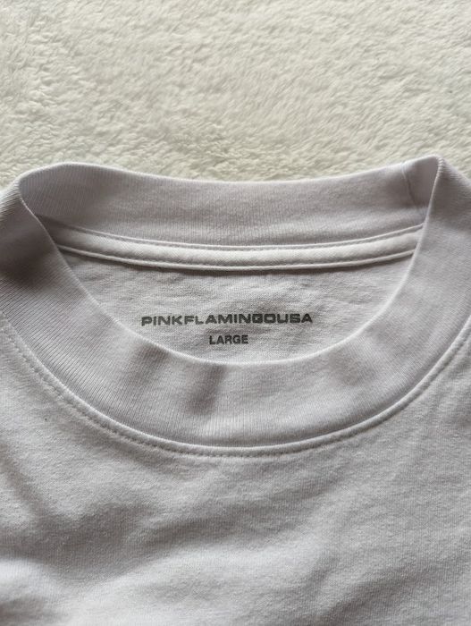 Racing Pink Flamingo USA White GTA Logo Tee | Grailed