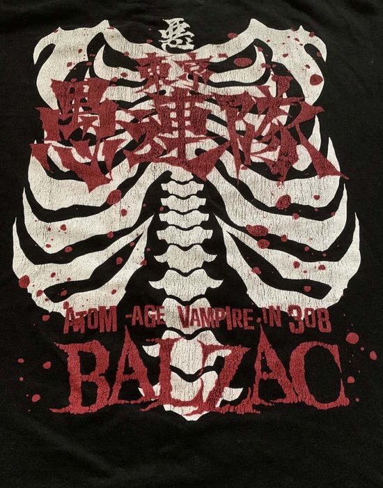 Very Rare vintage underground japanese band balzac tees | Grailed