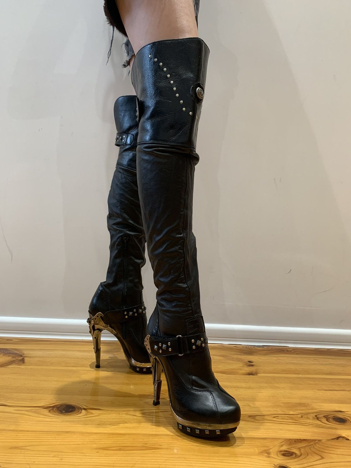 Avant Garde × New Rock rare New Rock high heels | Grailed