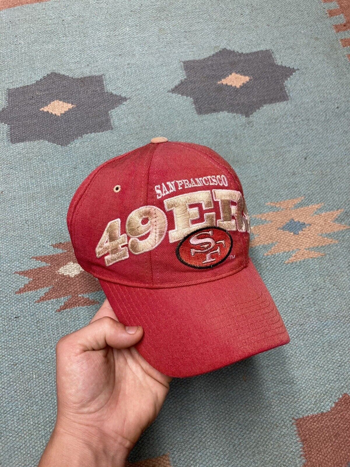 Starter San Francisco 49ers wool hat starter spell out arch script ...