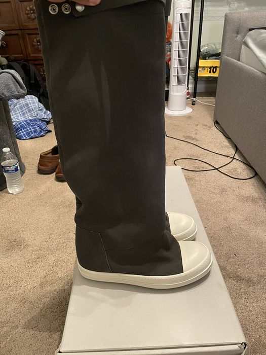 Rick Owens Rick Owens DRKSHDW Elephant Boot Dark Dust Size 11 | Grailed