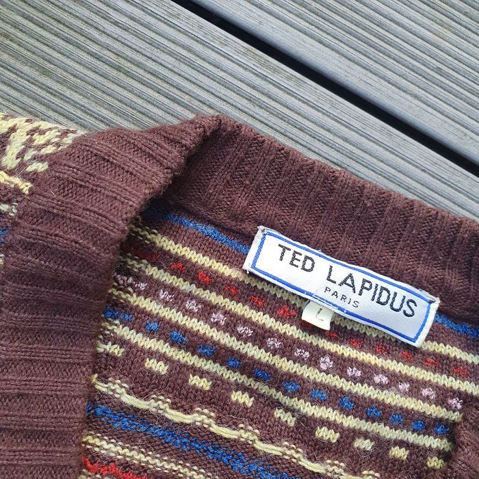 Vintage Ted Lapidus pure new wool colours | Grailed