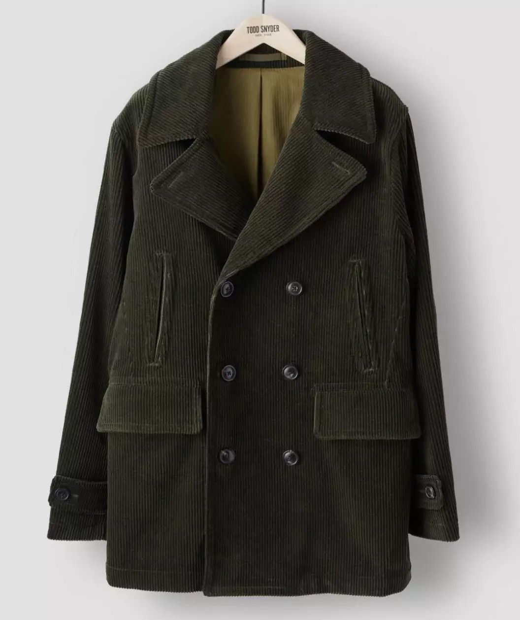 Todd Snyder Todd Snyder Italian Corduroy Pea coat Jacket | Grailed