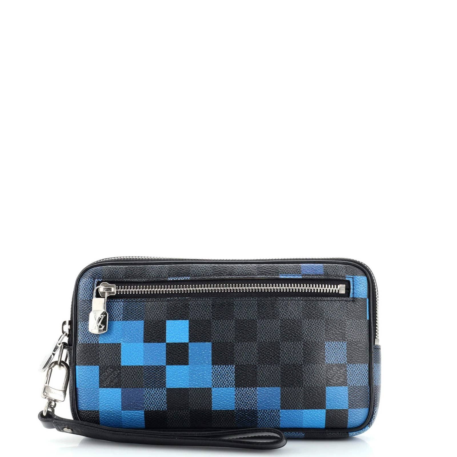 Louis Vuitton Alpha Clutch Limited Edition Damier Graphite Pixel | Grailed