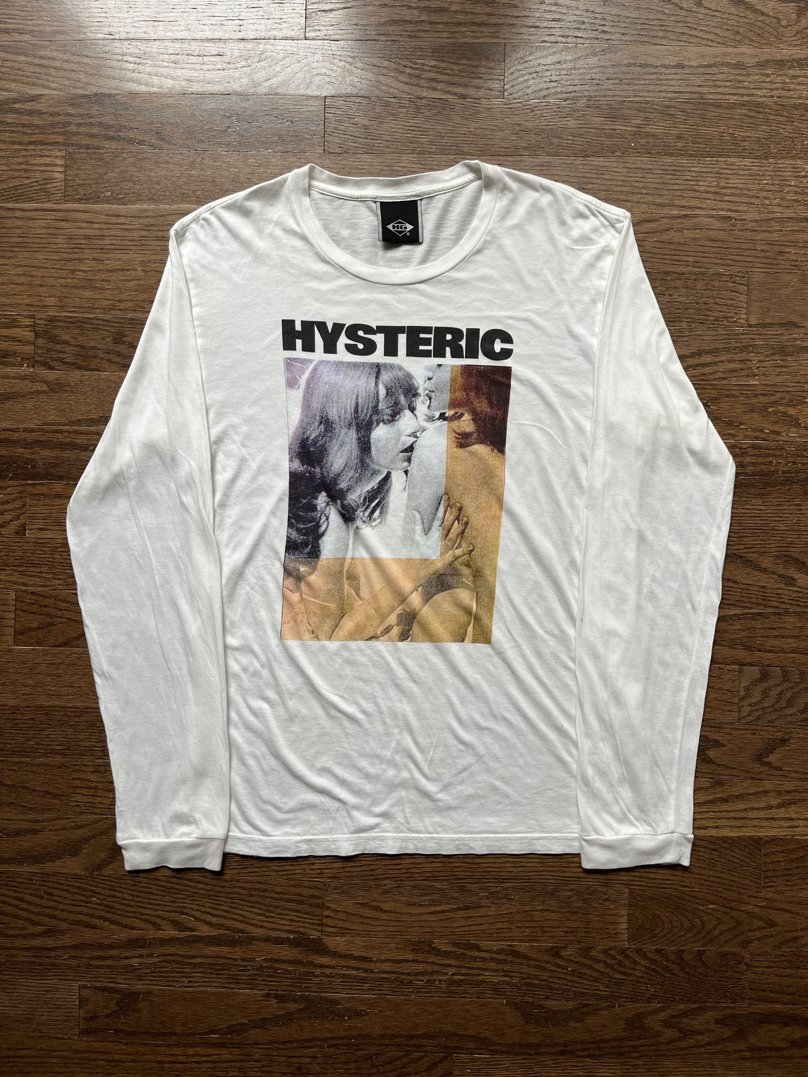 Hysteric Glamour Hysteric Glamour “HYSTERIC” Girls kissing Long Sleeve ...