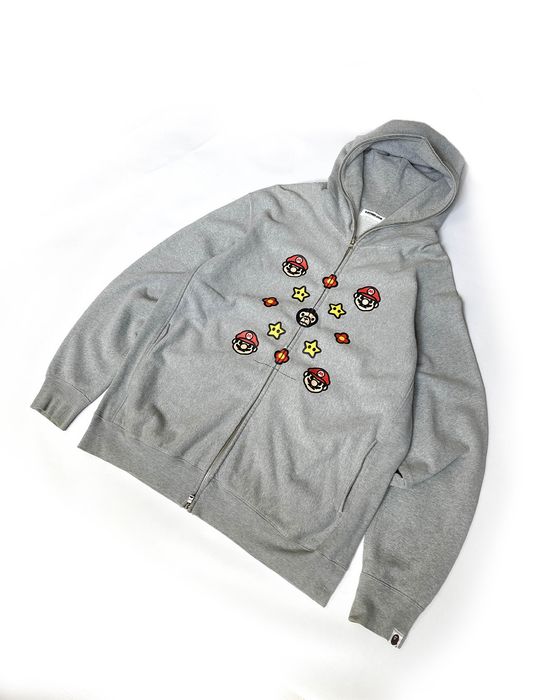 Bape Bape x Mario Baby Milo Full Zip Hoodie | Grailed