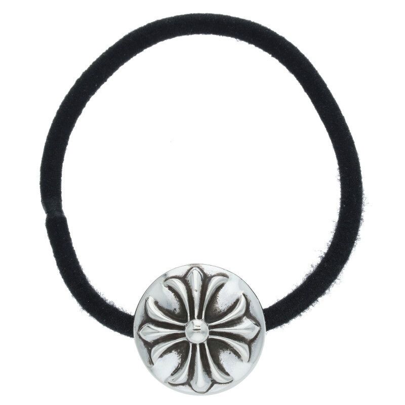 Chrome Hearts Silver Concho HAIRBAND/Cross ball button hair tie | Grailed
