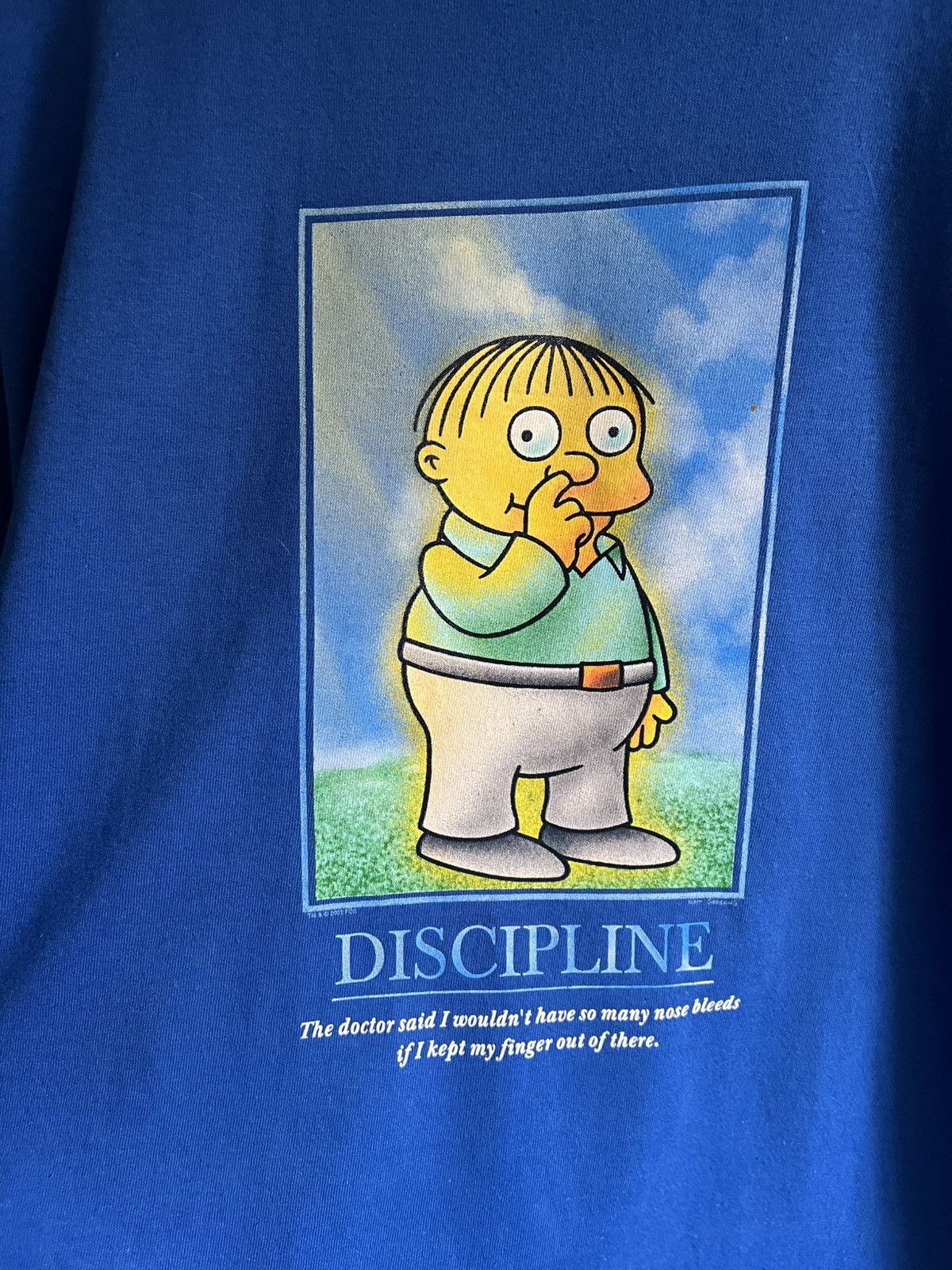 Vintage 2000s Simpsons Ralph Wiggum Discipline Funny Tee | Grailed