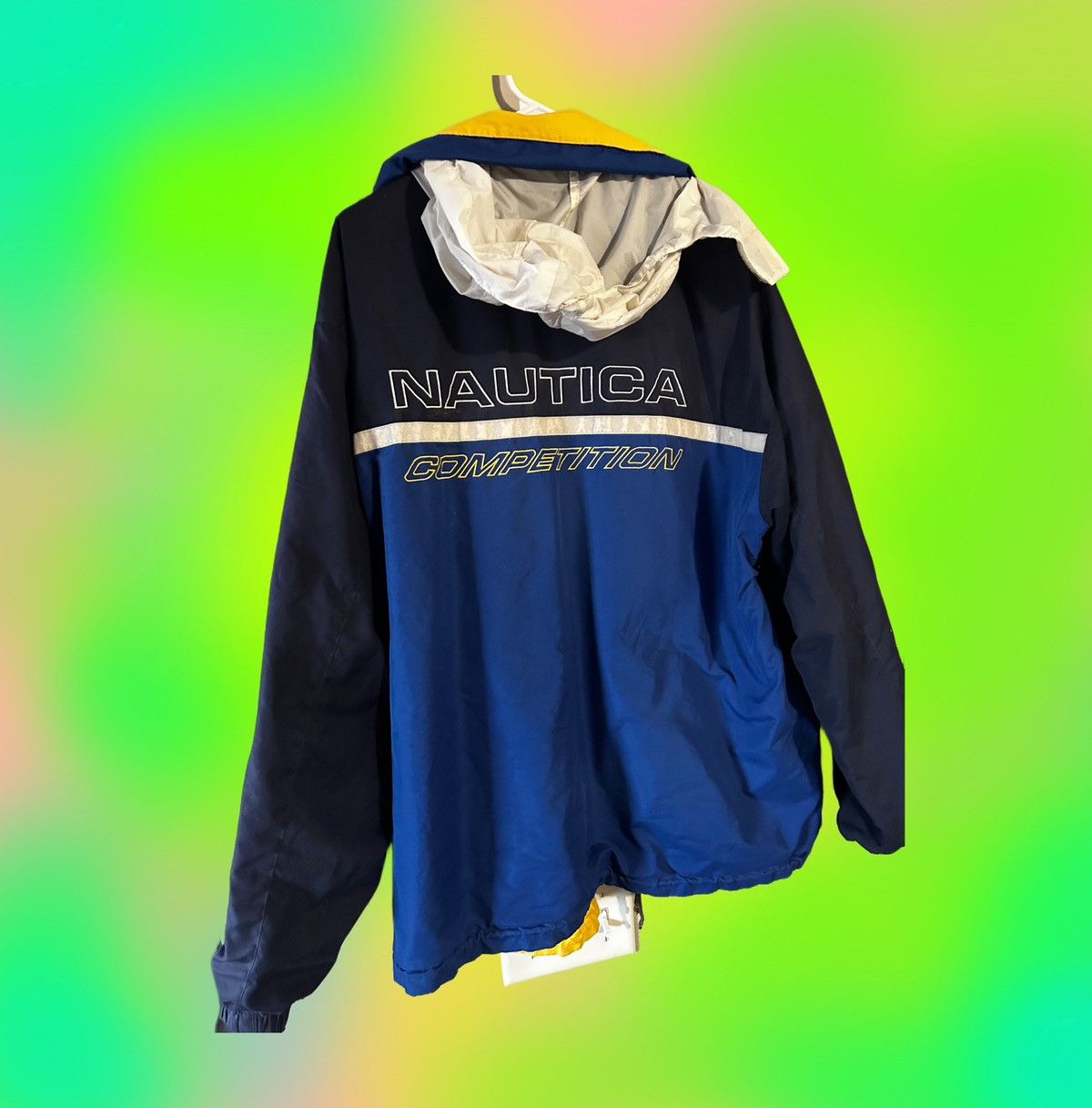 Nautica VINTAGE NAUTICA REVERCEABLE JACKET | Grailed