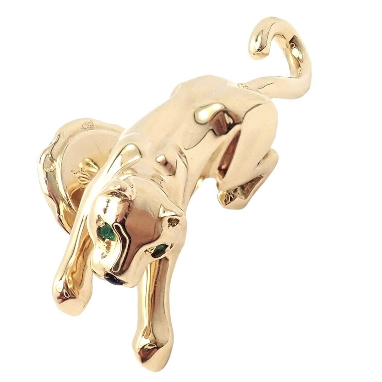 Cartier Cartier Panther Panthere 18k Yellow Gold Tie Lapel Pin | Grailed