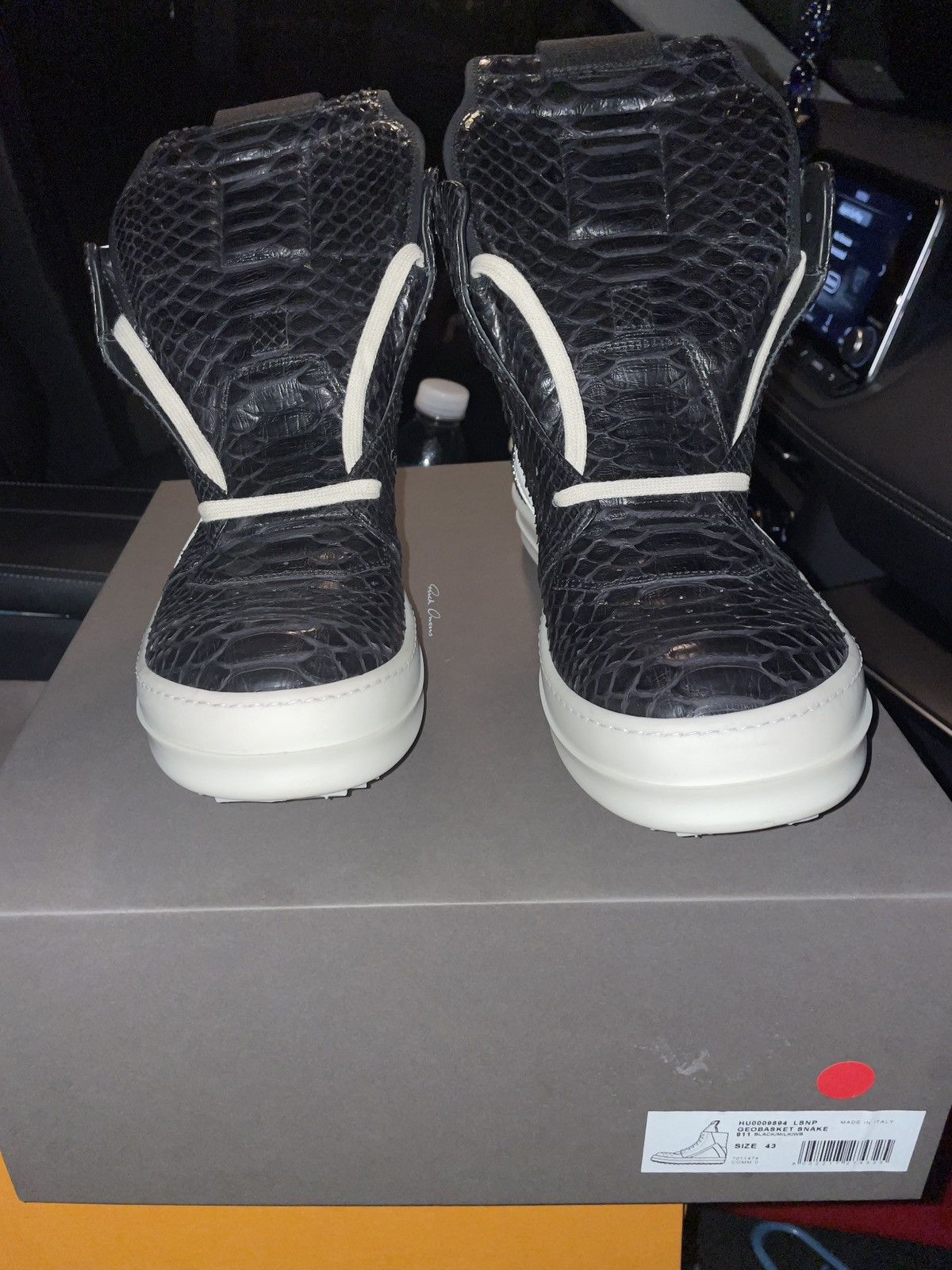 Rick Owens Rick Owens Geobasket Snake Python Sz 43/10 | Grailed