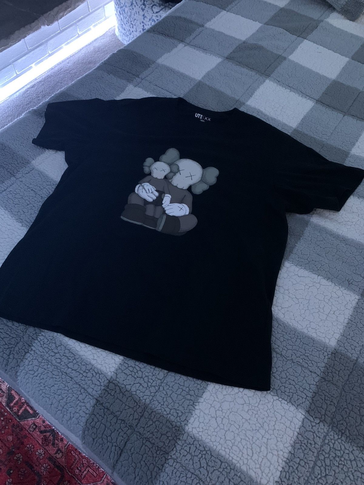 Uniqlo KAWS BLACK TEE | Grailed