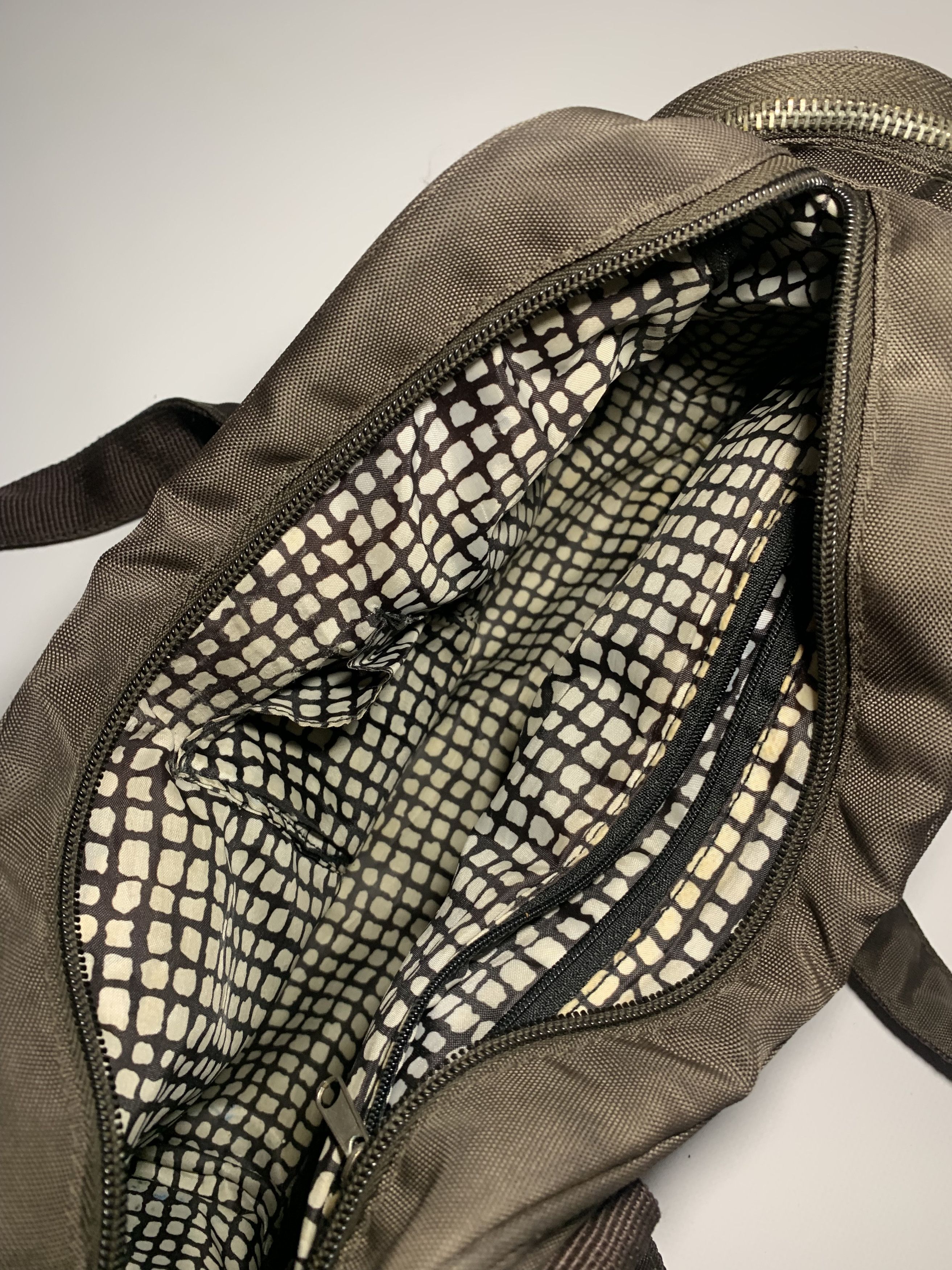 Vintage Catwalk Brown Multipocket Cargo Shoulder Bag 00s | Grailed