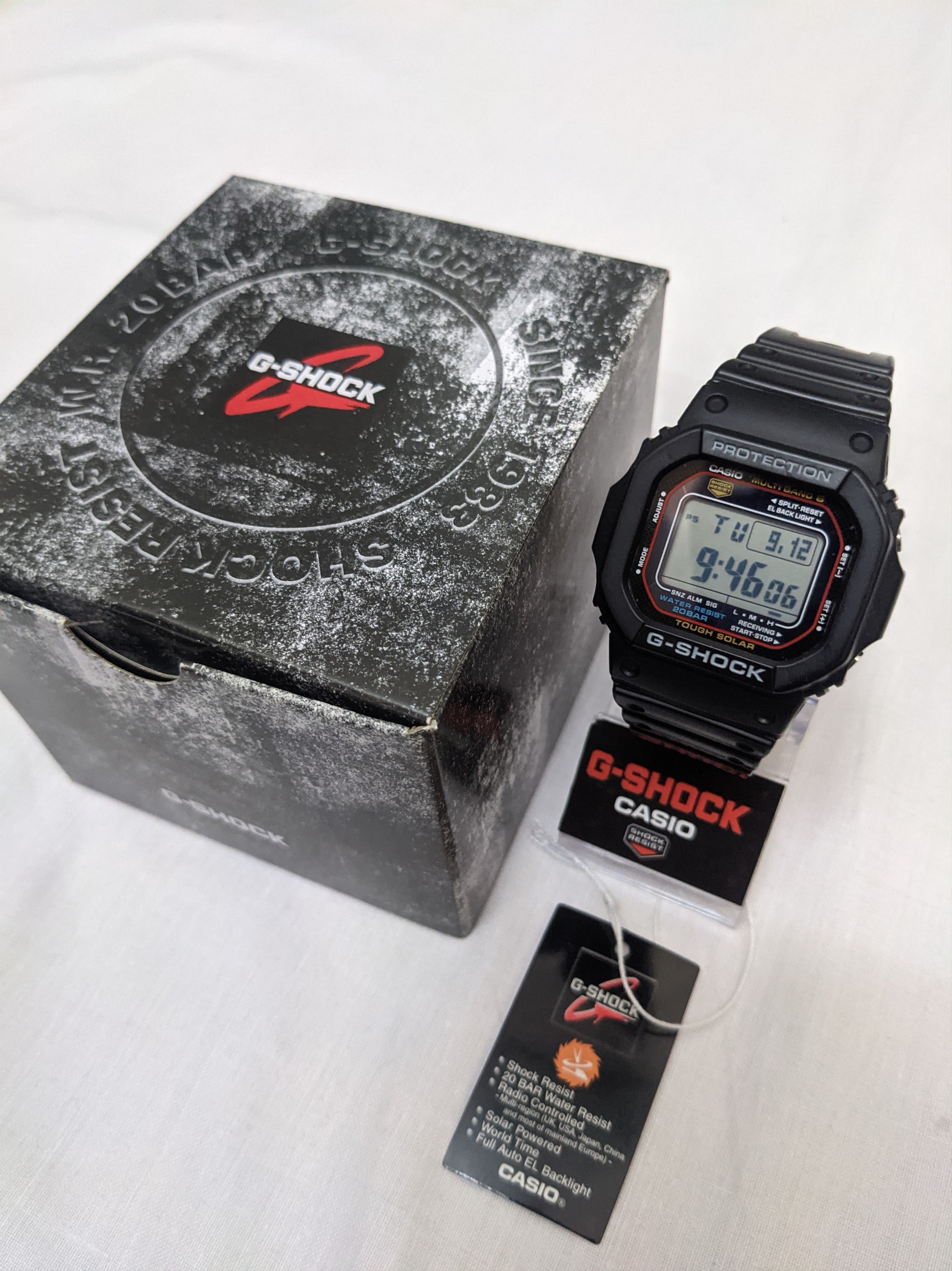 Casio × G Shock × Streetwear Casio G-Shock GW-5610-1ER EL Back Light ...