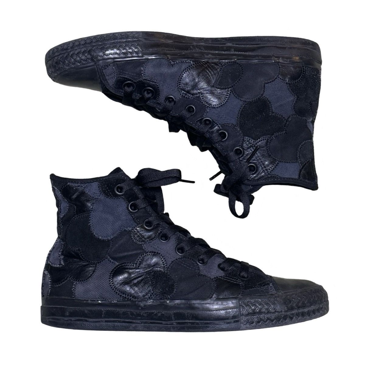 Number (N)ine Number (N)ine Crying Heart Patchwork Shoes AW03 Touch Me ...