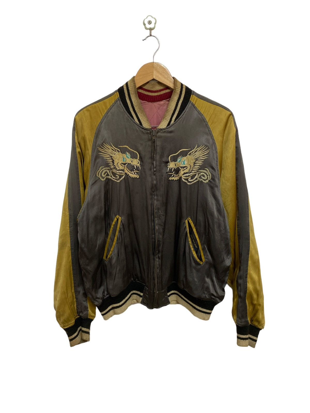 Japanese Brand × Sukajan Souvenir Jacket Vintage Sukajan Reversible ...